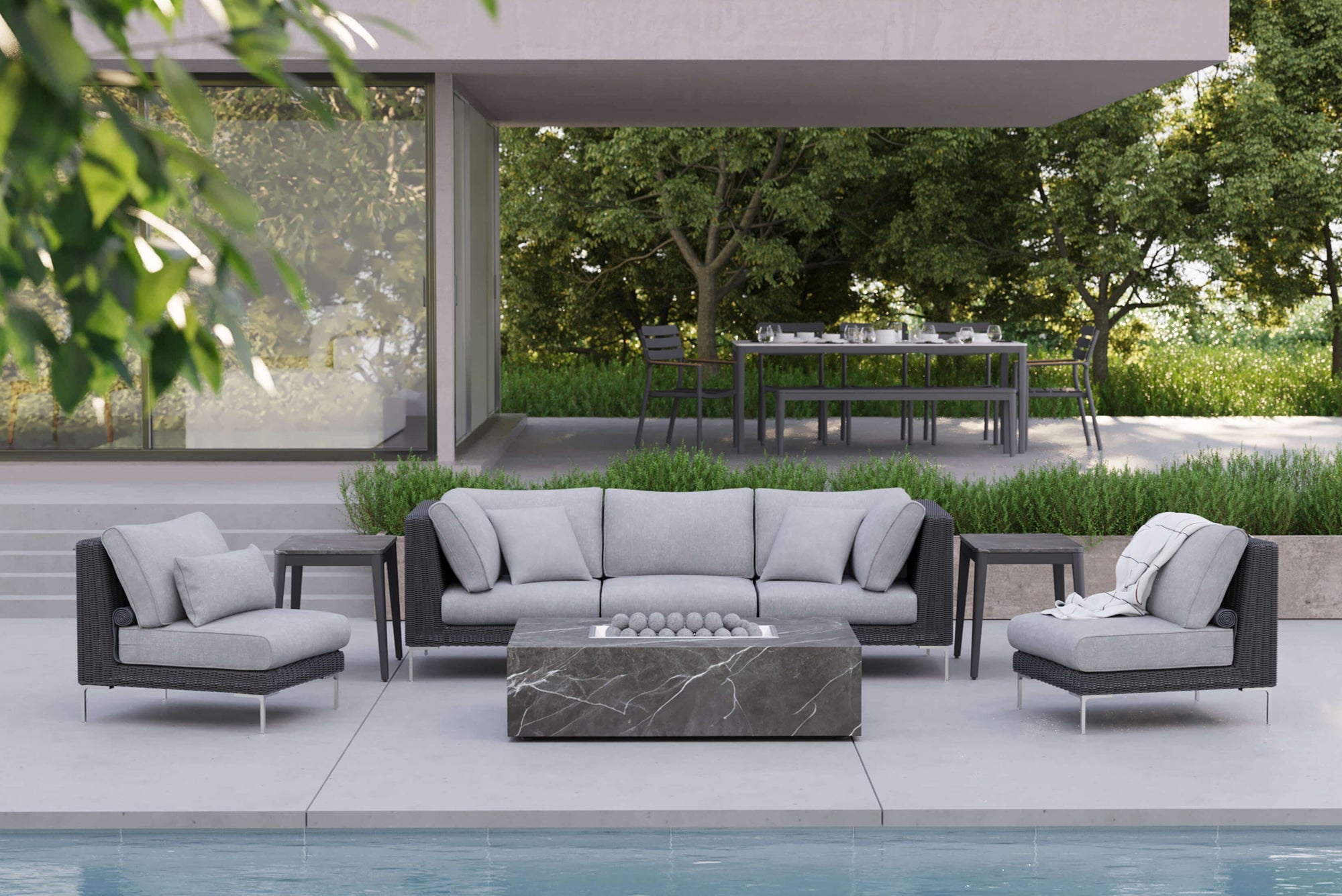 The Science Behind Poolside Sectional Spacing That Stays Beautiful